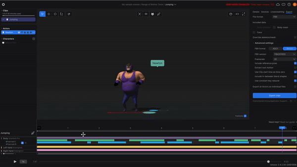 Creating Segments in Rokoko Studio – Rokoko