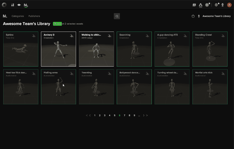 Getting Started: Rokoko Studio Motion Library – Rokoko