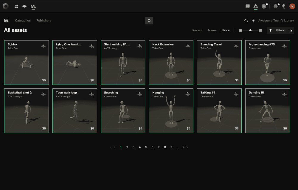 Getting Started: Rokoko Studio Motion Library – Rokoko